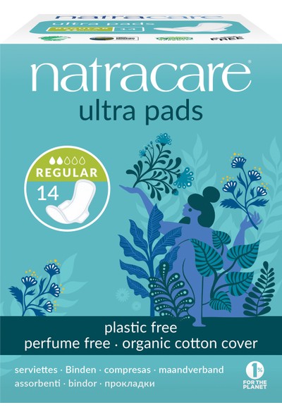 Natracare Ultra Kanatlı Ped Regular 14'lü Natracare Ultra Kanatlı Ped Regular 14'lü