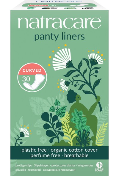 Natracare Günlük Ped Anatomik Şekilli 30'lu Natracare Günlük Ped Anatomik Şekilli 30'lu