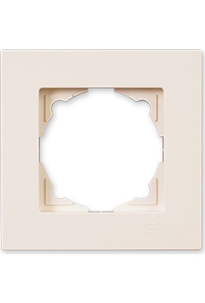 Günsan Elektrik Eqona Krem Tekli Çerçeve