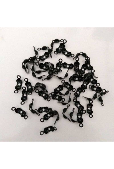 Subu Takı Siyah Bit Kapama Boncuk Kapama Takı Malzemesi 100'lü Subu Takı Siyah Bit Kapama Boncuk Kapama Takı Malzemesi 100'lü
