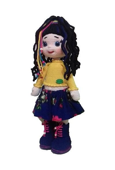 Elazığ Burada Aycan Hanım Kız Bebek Gökkuşağı Organik Oyuncak Amigurumi Örgü Elazığ Burada Aycan Hanım Kız Bebek Gökkuşağı Organik Oyuncak Amigurumi Örgü