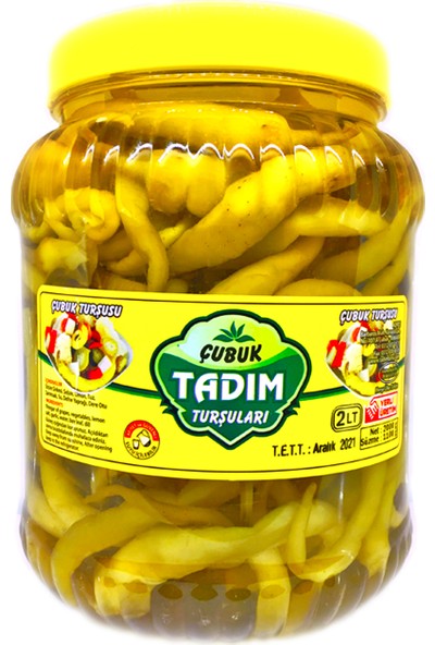 Çubuk Tadım Turşuları Çubuk Sivri Biber ( Tatlı ) Turşusu 2 kg Çubuk Tadım Turşuları Çubuk Sivri Biber ( Tatlı ) Turşusu 2 kg