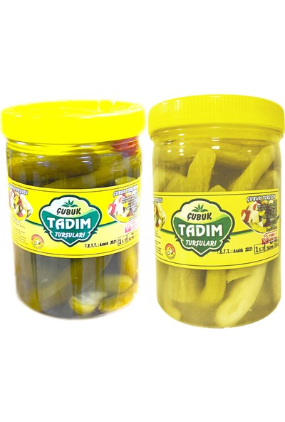 Çubuk Tadım Turşuları 2'li Çubuk Turşusu - 1 Lt Çubuk Salatalık 0 No Turşusu - 1 Lt Çubuk Acur Turşusu - 2 kg Çubuk Tadım Turşuları 2'li Çubuk Turşusu - 1 Lt Çubuk Salatalık 0 No Turşusu - 1 Lt Çubuk Acur Turşusu - 2 kg