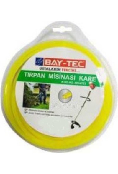 Baytech Baytec Tırpan Misinası Kare 3.0mm x 51 m Baytech Baytec Tırpan Misinası Kare 3.0mm x 51 m
