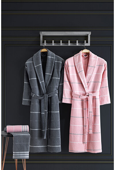 Artlıfe %100 Pamuk 4 Parça Bornoz Seti