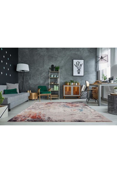 Vinosa Home Pamuklu Dokuma Oturma Odası Kilim