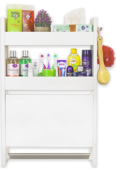 Ankaflex Banyo Dolabı Mutfak Çok Amaçlı Dolap Raf Havlu Kıyafet Asma Aparatlı Ankaflex Banyo Dolabı Mutfak Çok Amaçlı Dolap Raf Havlu Kıyafet Asma Aparatlı
