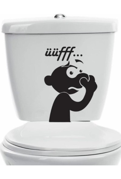 Hediye Postasi Uff Klozet Sticker