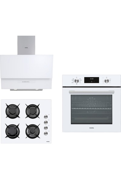 Vestel Beyaz Ankastre Set 60 ( AD-6031 B + AO-6104 Yb + AF-7684 Yb) Vestel Beyaz Ankastre Set 60 ( AD-6031 B + AO-6104 Yb + AF-7684 Yb)
