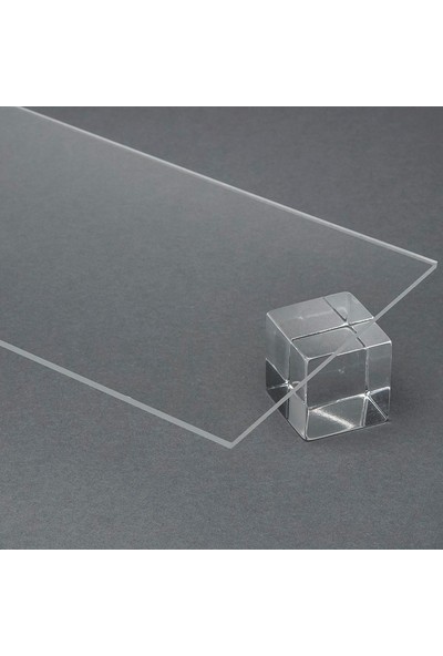 Sepetimeat Şeffaf Pleksi Levha 2.8mm-3mm 50x50 cm