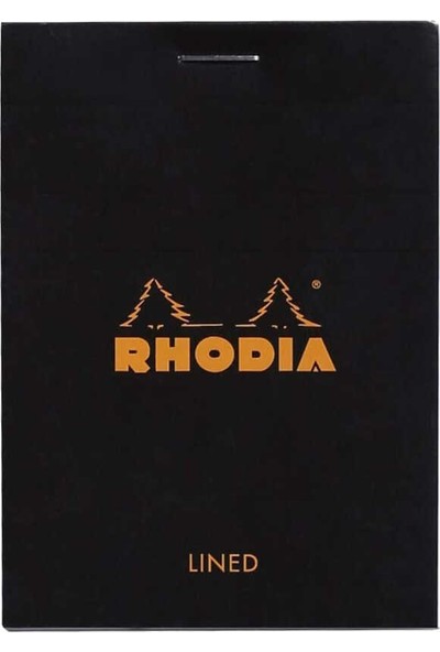 Rhodia Basic A7 Çizgili Blok Defter 80 Sayfa Siyah Rhodia Basic A7 Çizgili Blok Defter 80 Sayfa Siyah