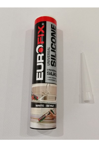 Eurofix Universal 280 gr Beyaz Silikon