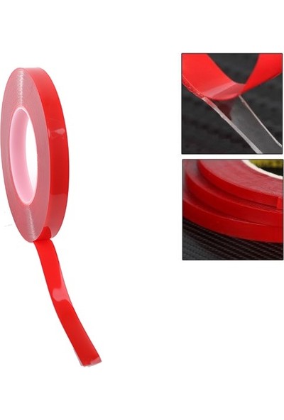 Leader Süper Güçlü Şeffaf Silikonlu Vhb Akrilik Çift Taraflı montaj Bantı 15mmx5m