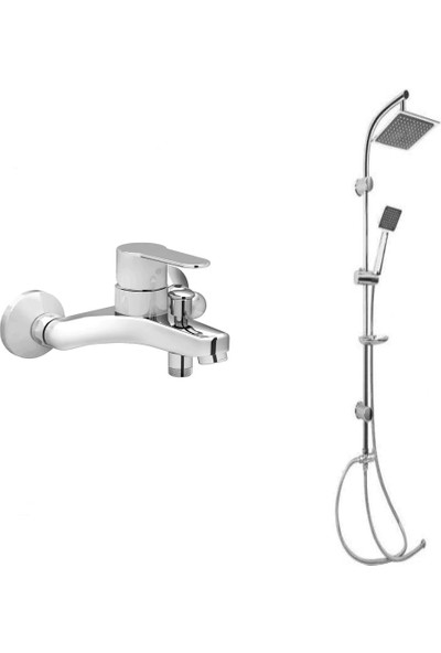 Artema Win S Banyo Batarya ve Karine Tepe Yağmurlama Duş Takımı
