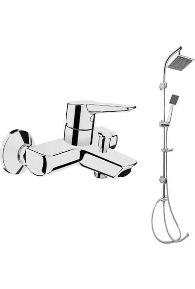 Artema Solid S Banyo Batarya ve Karine Tepe Yağmurlama Duş Takımı