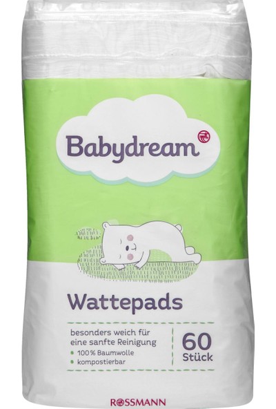 Babydream Bebek Temizleme Pamuğu, 60 Adet Babydream Bebek Temizleme Pamuğu, 60 Adet