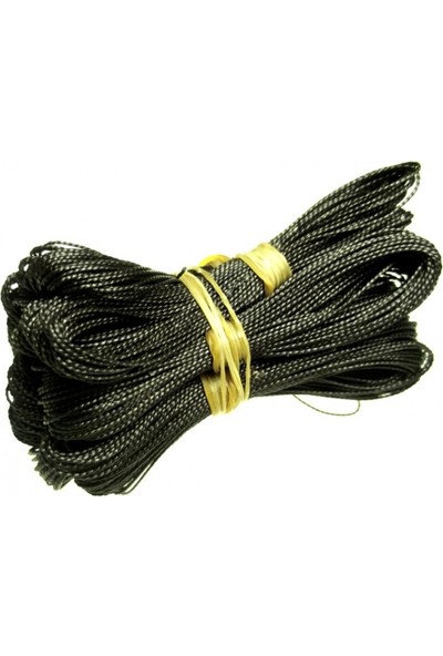 YYB Kalın Tespih - Kolye - Bileklik İpi Siyah 2 m 10'lu YYB Kalın Tespih - Kolye - Bileklik İpi Siyah 2 m 10'lu