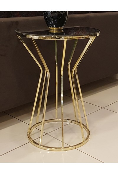 Hc Prizma Metal Ayak Yan Sehpa