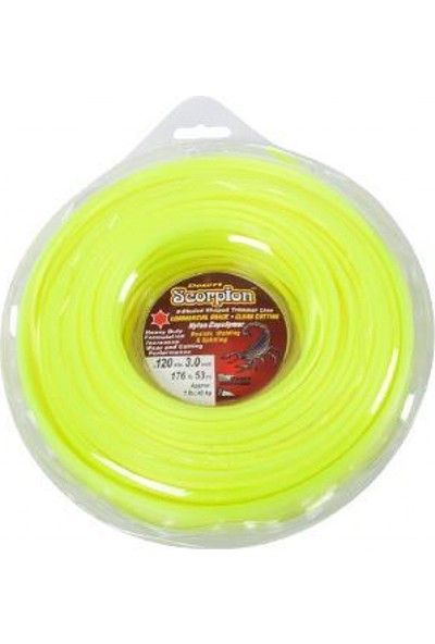 Scorpion Akrep Misina 3.5mm 40 Metre Sarı 6 Köşe Scorpion Akrep Misina 3.5mm 40 Metre Sarı 6 Köşe