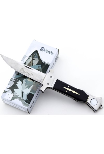 Columbia KA-123-B Paslanmaz Çelik Çakı&bıçak + Kutusunda
