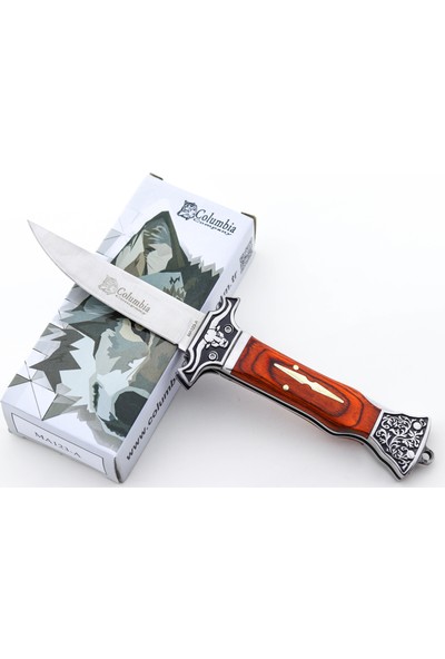 Columbia MA-123-A Paslanmaz Çelik Çakı&bıçak+ Kutusunda