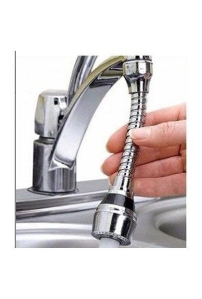 Biotech 360 Derece Dönebilen Paslanmaz Metal Su Tasarrufu Musluk Ucu Batarya Ucu Biotech 360 Derece Dönebilen Paslanmaz Metal Su Tasarrufu Musluk Ucu Batarya Ucu