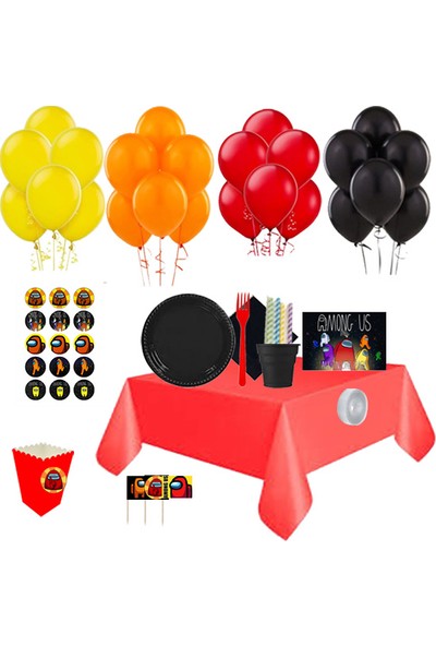 Partylandtr Among Us 16 Kişilik Doğum Günü Parti Seti