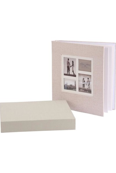 Nrcn Koton Desenli 20 Yaprak [40 Sayfa] Yapışkanlı Fotoğraf Albümü