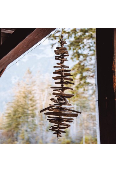 Piramigo Pagan Iskandinav Tarzı Yağmur Zinciri Sessiz Rüzgar Çanı El Yapımı Valhalla Merdiveni Viking Garland