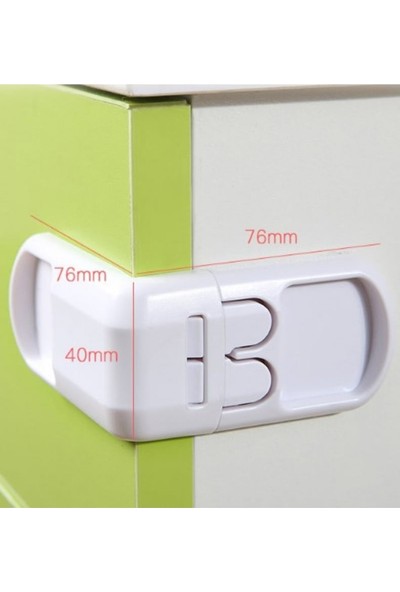 Dream Plus Bebek Çocuk Koruma Kilidi Köşe Dolap ve Çekmece Kilidi 2\'li Dream Plus Bebek Çocuk Koruma Kilidi Köşe Dolap ve Çekmece Kilidi 2\'li