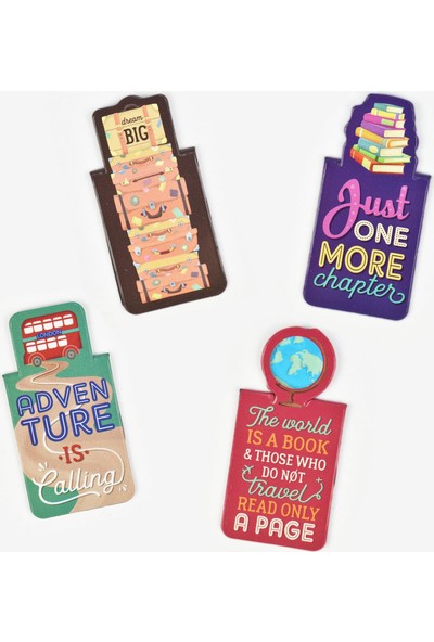Legami Seyahat Temalı Magnetık Ayrac Seti 4'lü