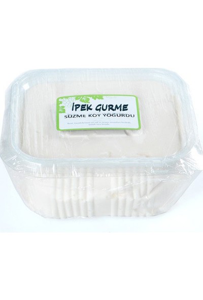 İpek Gurme Köy Yapımı Süzme Yoğurt 1 kg