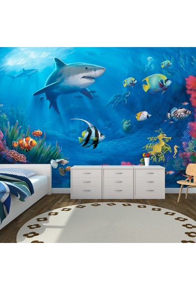 Plustablo Deniz Altı Poster Duvar Kağıdı