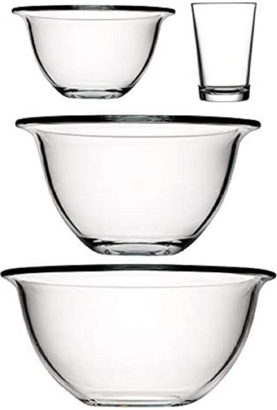 Paşabahçe Beyaz Arda Türkmen Hazırlık Seti 4 Parça Paşabahçe Beyaz Arda Türkmen Hazırlık Seti 4 Parça