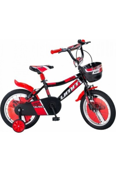 Ümit Bisiklet 16 Jant Alpina Erkek Siyah-Kırmızı