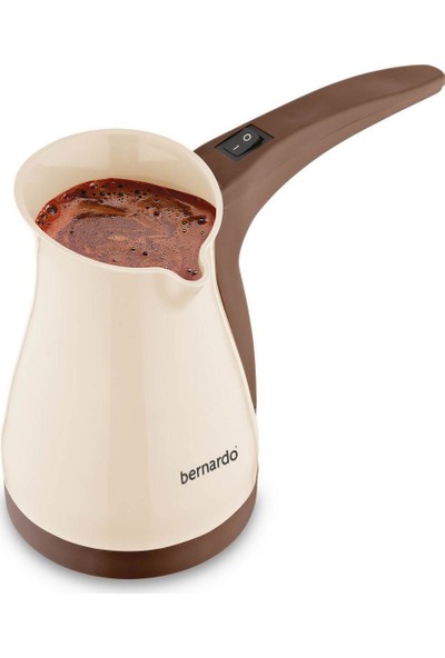 Bernardo BRND-001 Elektrikli Cezve - Krem - Kahverengi Bernardo BRND-001 Elektrikli Cezve - Krem - Kahverengi