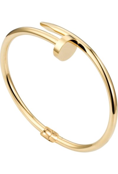 Bilezikci Çivi 14 Ayar Taşsız Altın Bilezik