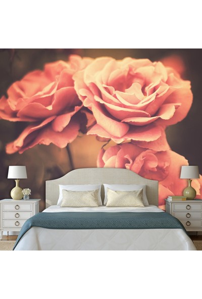 Plustablo Vintage Çiçek Poster Duvar Kağıdı