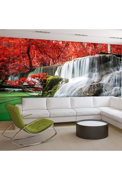 Plustablo Şelale Manzaralı Poster Duvar Kağıdı