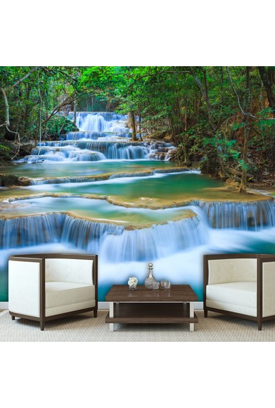 Plustablo Şelale Manzaralı Poster Duvar Kağıdı