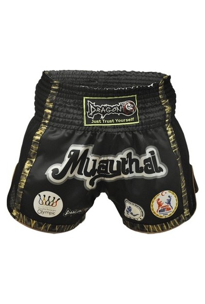 Dragon Muay Thai Federasyon Logolu Şort Dragon Muay Thai Federasyon Logolu Şort