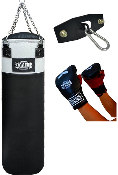 Excalibur Sunstar Boks Torbası 90 cm x 35 cm Eldiven + Tavan Askı Aparatı Hediyeli Excalibur Sunstar Boks Torbası 90 cm x 35 cm Eldiven + Tavan Askı Aparatı Hediyeli