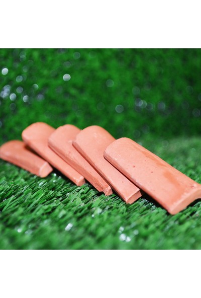 Kalite Sepetinde Minyatür Tuğla Çatı Kiremit 100'lü Kalite Sepetinde Minyatür Tuğla Çatı Kiremit 100'lü