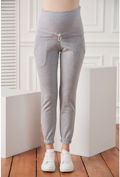 Görsin Hamile Görsin Paçası Lastikli Hamile Eşofman Altı