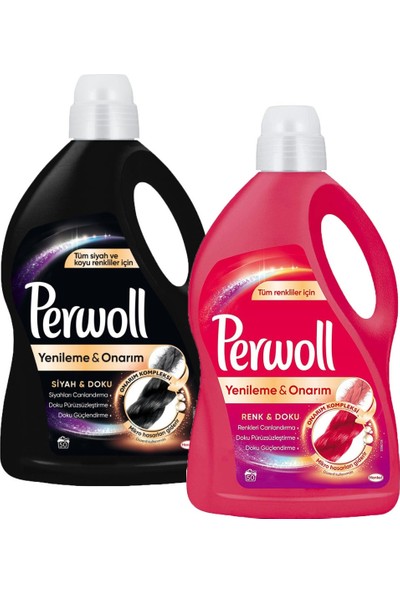 Perwoll Perwol Geliştirilmiş Renkli+Siyah 50WL 6l Perwoll Perwol Geliştirilmiş Renkli+Siyah 50WL 6l