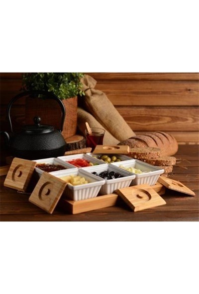 Bambum Ceylin 13 Parça Kapakli Kahvalti Seti