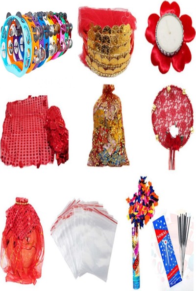 Kına Atölyesi Kına Malzemeleri Kına Seti 255 Parça Kına Atölyesi Kına Malzemeleri Kına Seti 255 Parça