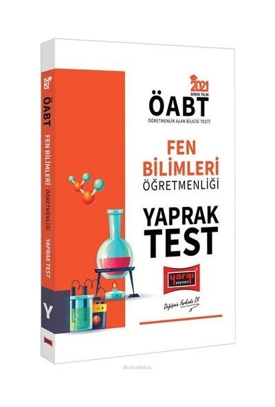 Yargı Yayınevi 2021 ÖABT Fen Bilimleri Öğretmenliği Yaprak Test