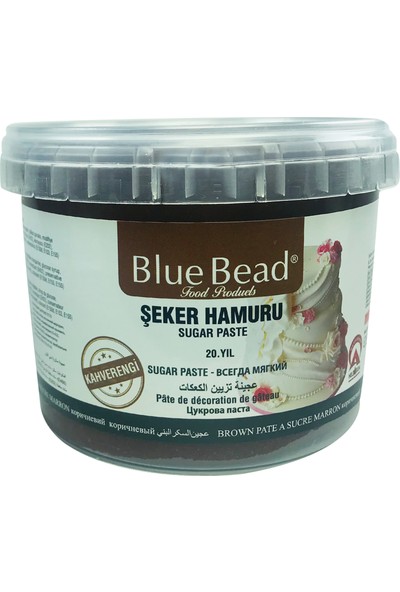 Blue Bead 1 kg Kahverengi Şeker Hamuru Blue Bead 1 kg Kahverengi Şeker Hamuru