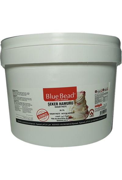 Blue Bead 6 kg Kırmızı Şeker Hamuru Blue Bead 6 kg Kırmızı Şeker Hamuru